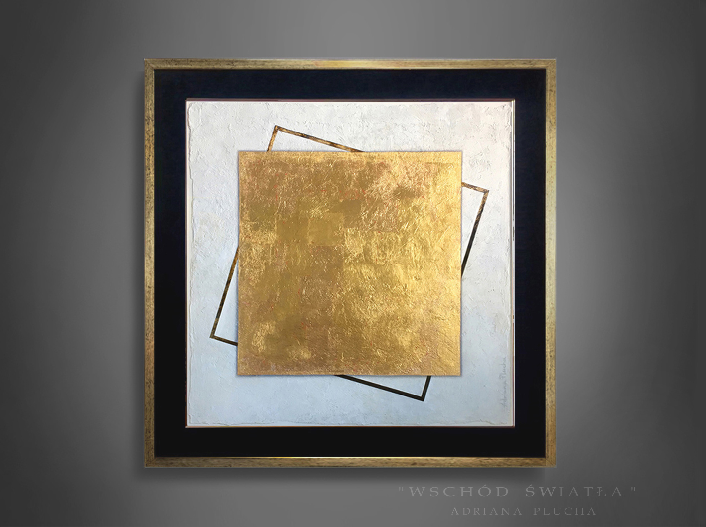 OBRAZY NOWOCZESNE - ZŁOTO - Obrazy Abstrakcje